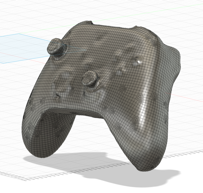3Dスキャンしたメッシュをざっくりリトポ サーフェスやソリッドにしてCADで利用しよう Instant MeshesとBlenderでIGES ...
