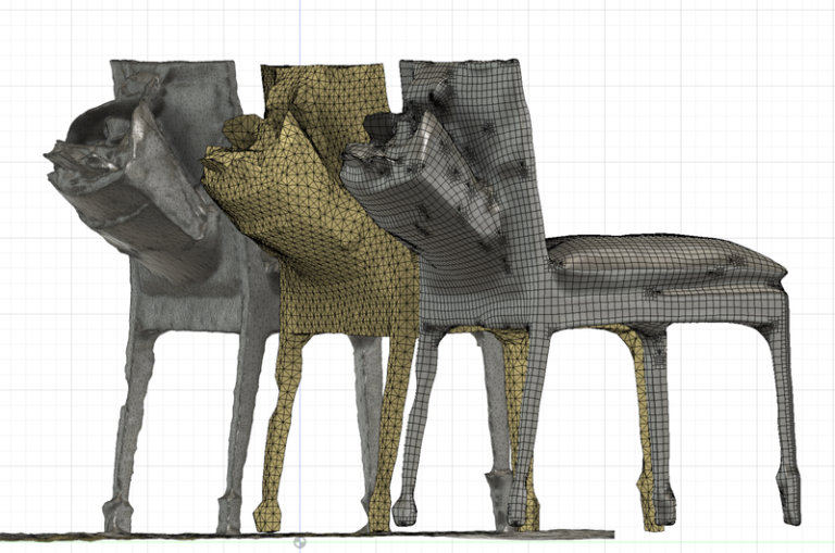 3Dスキャンしたメッシュをざっくりリトポ サーフェスやソリッドにしてCADで利用しよう Instant MeshesとBlenderでIGES ...